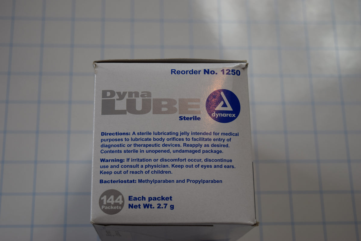 144 Count Dynalube 2.7 Gram Packets - Box – SiliconeNozzles.com