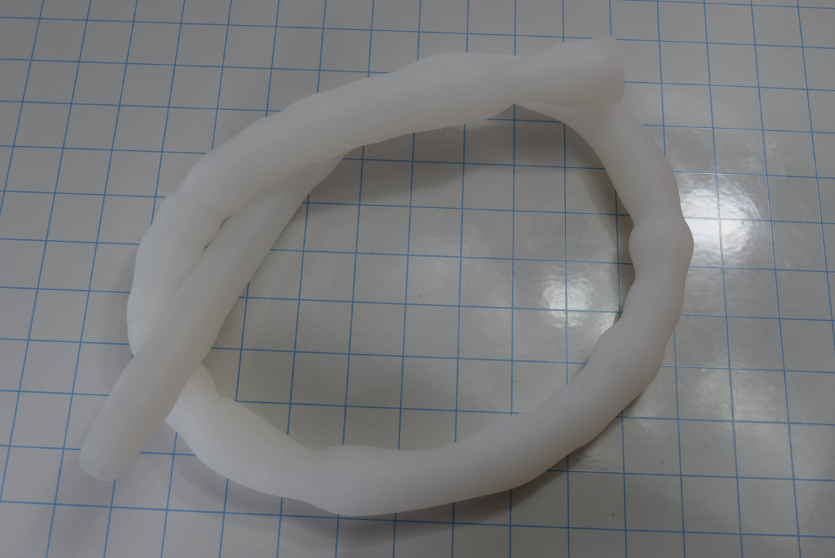 39" Ribbed Shower Nozzle | Extended Length Silicone 90 French ...