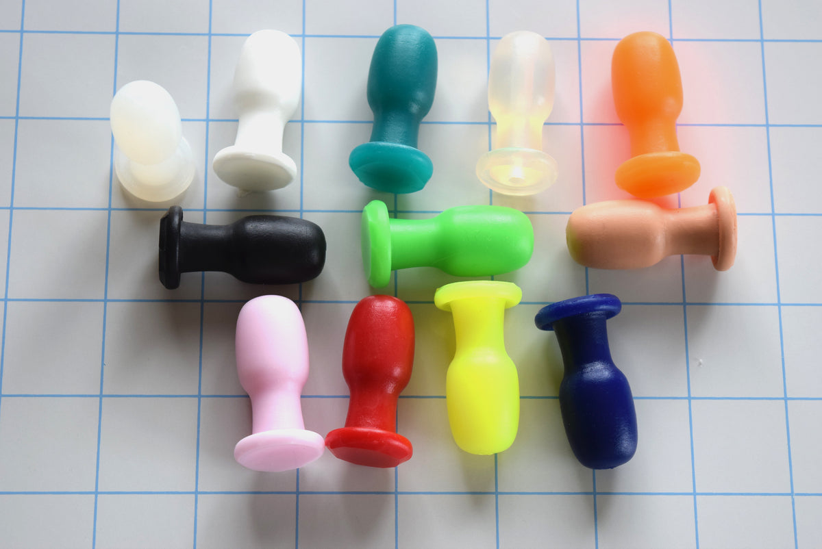 Nubby Plug 40mm | Small 18mm Silicone Retention Plug – SiliconeNozzles.com